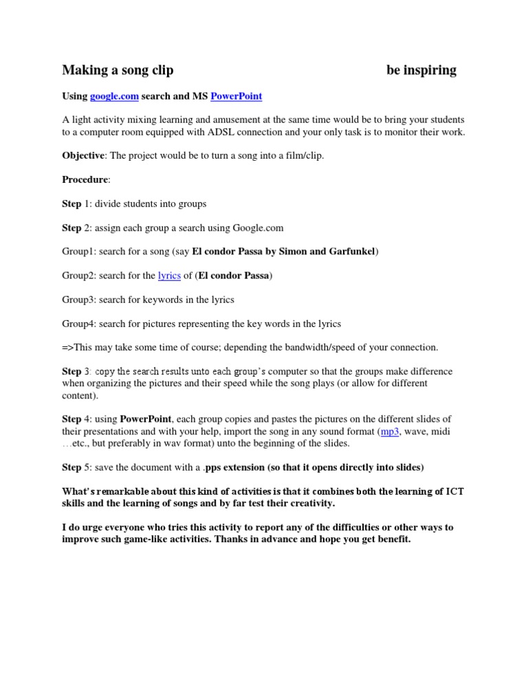 Making A Song | PDF