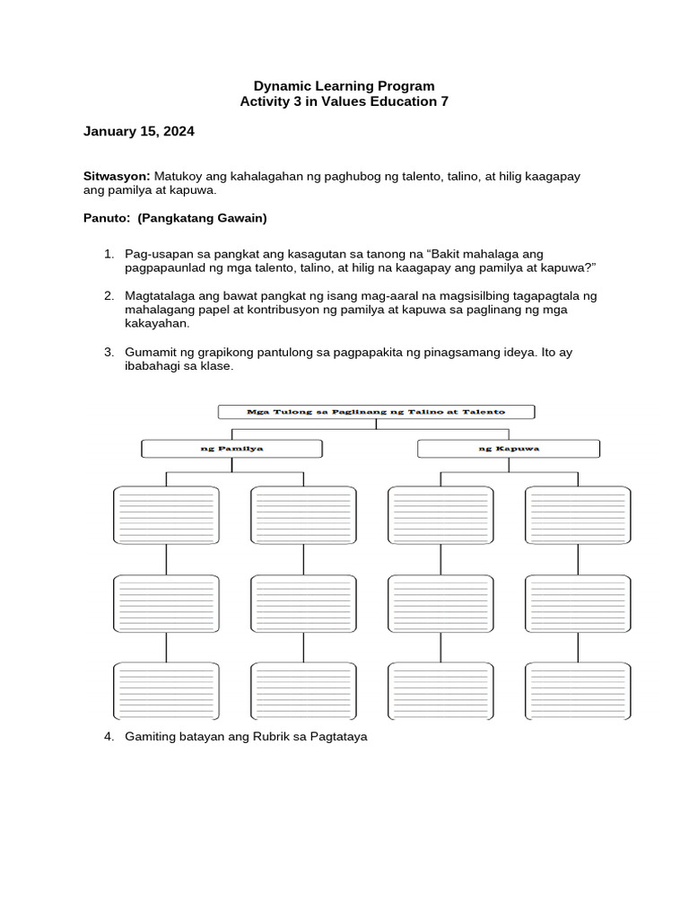 Dynamic Learning Program Valed 7 | PDF