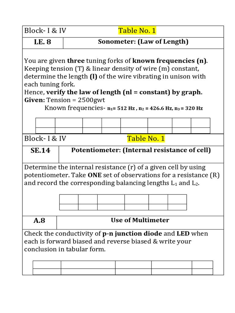 Physics Lab Experiments Guide | PDF | P–N Junction | Bipolar Junction Transistor