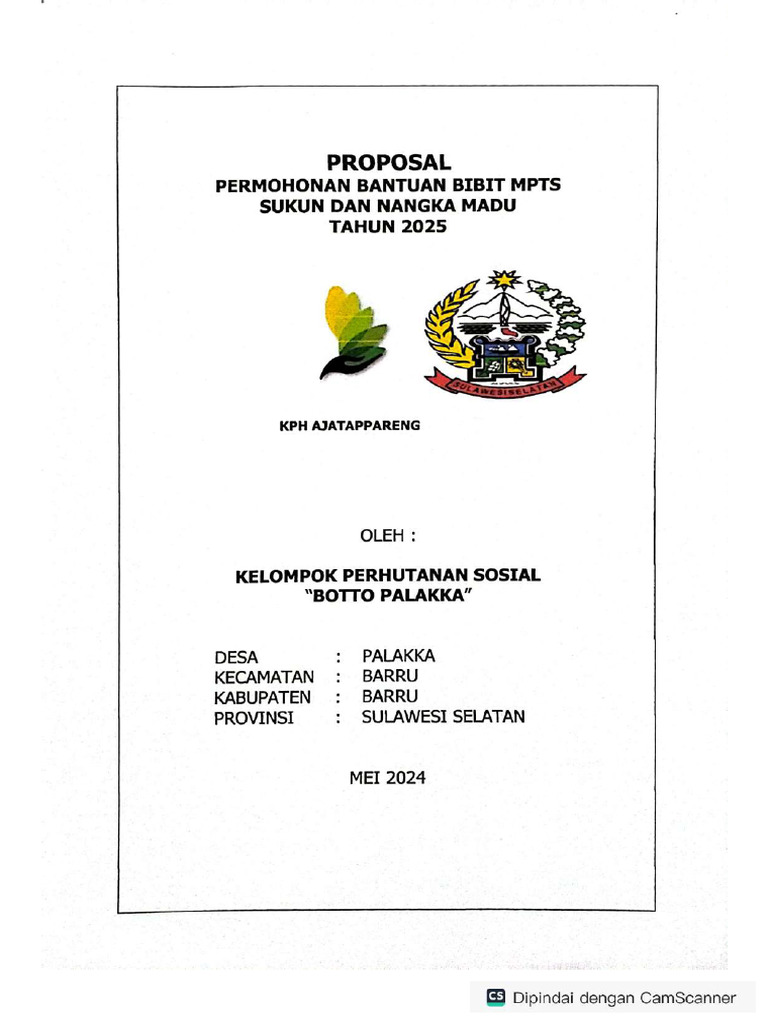 Proposal Sukun Dan Nangka Madu Botto Palakka 2024 Ok | PDF