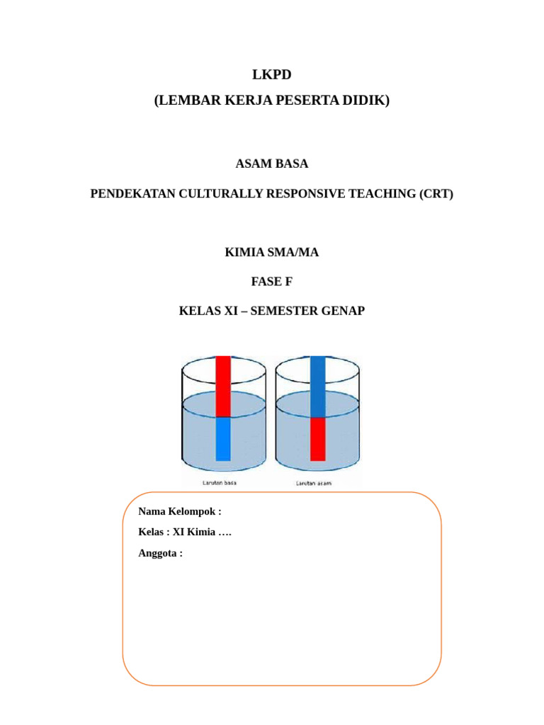 LKPD - Modul CRT | PDF