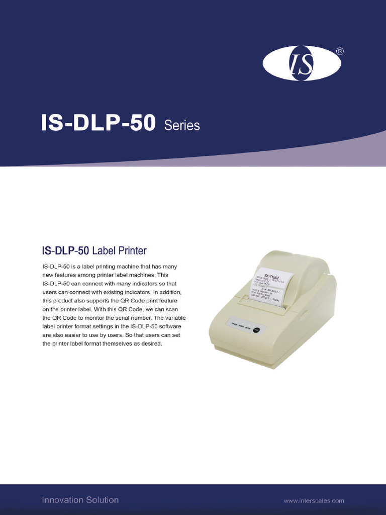 Brochure IS DLP 50 Series | PDF