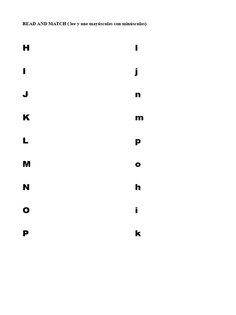 8.- Unir Letras | PDF