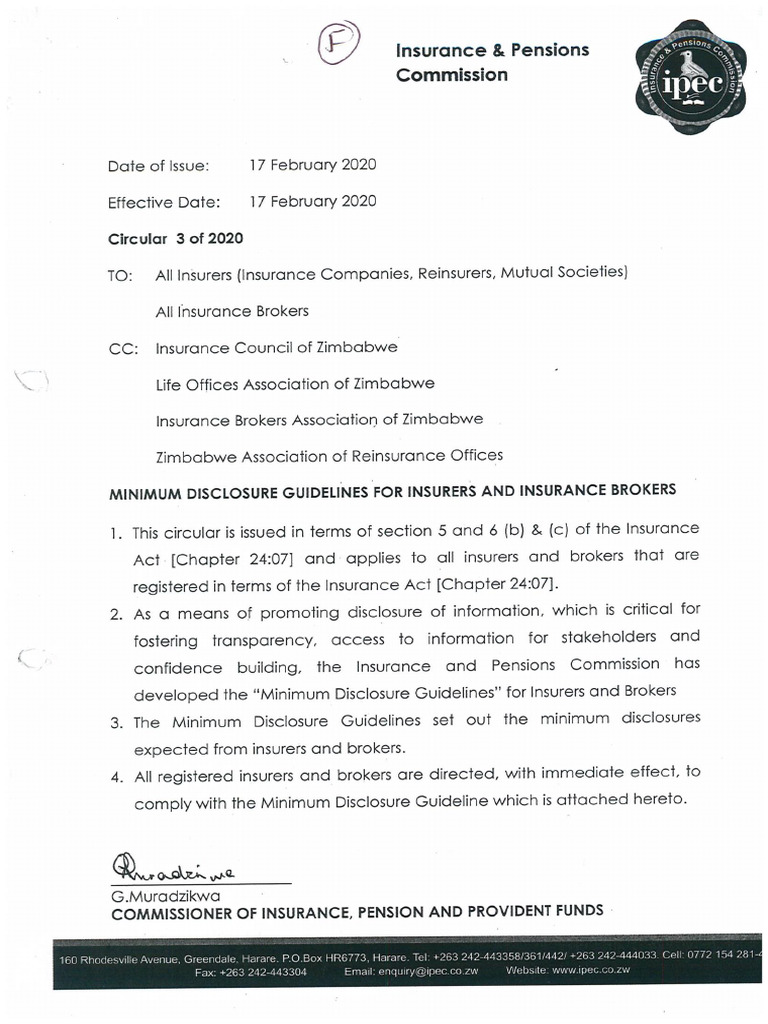 Circular 3 of 2020 | PDF