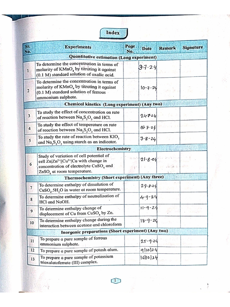 12th science chemistry practical handbook | PDF