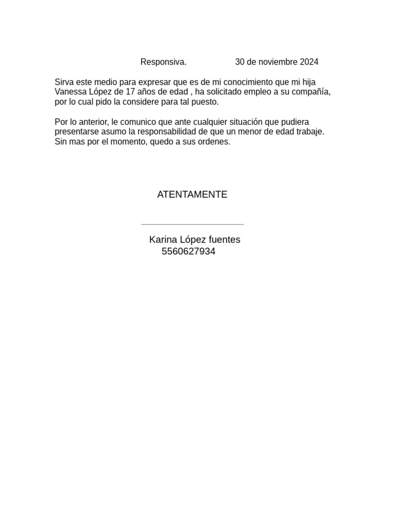 Atentamente | PDF