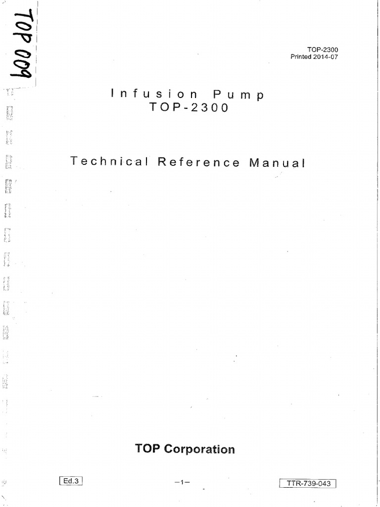 Top-2300 Tech Manual | PDF