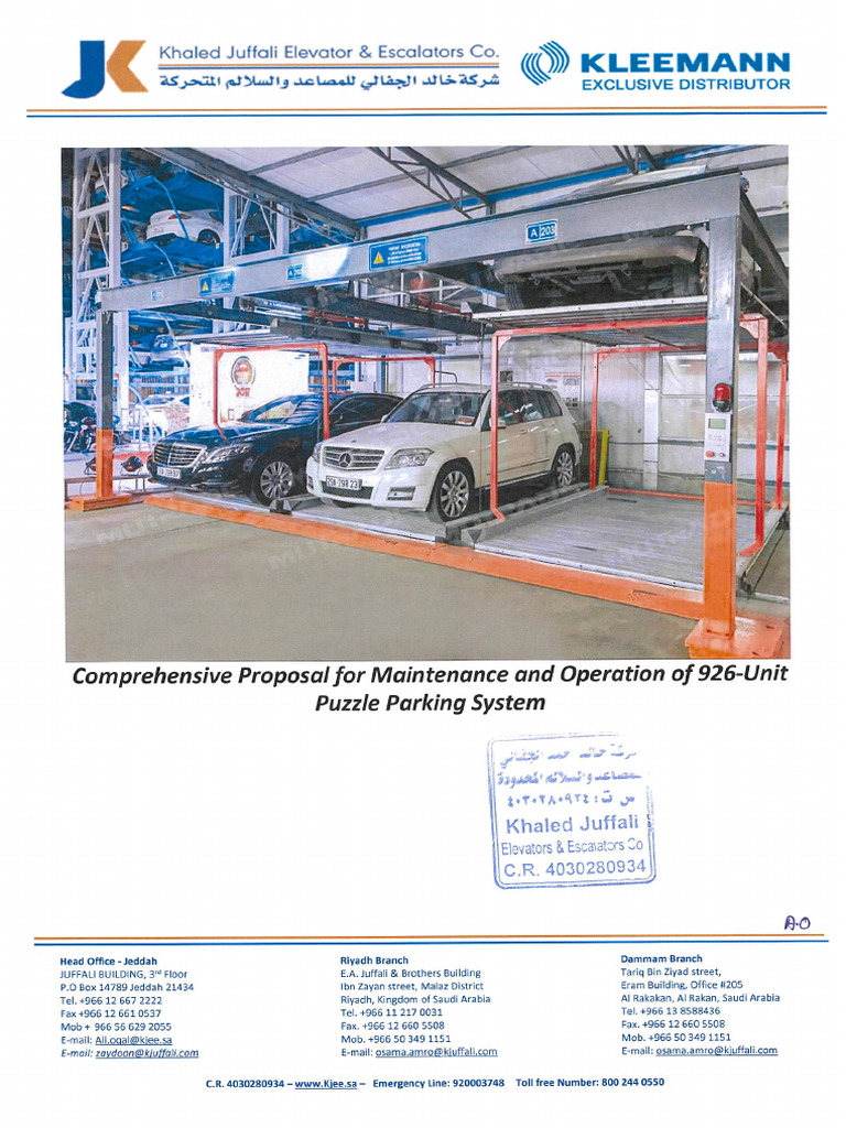 Kleeman - Puzzle Car Park - Option 2 | PDF