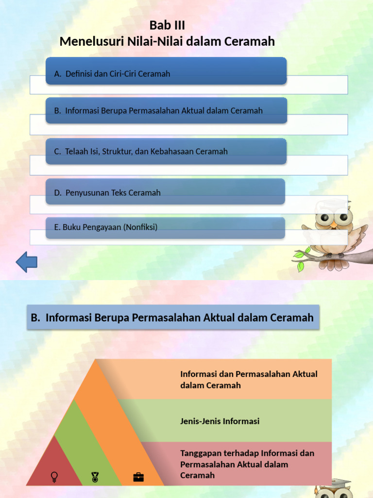 Nilai dan Struktur Ceramah | PDF
