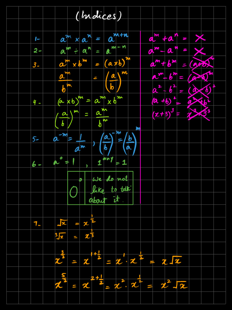 P3 Indices, Surds and Logs | PDF | Mathematics | Elementary Mathematics
