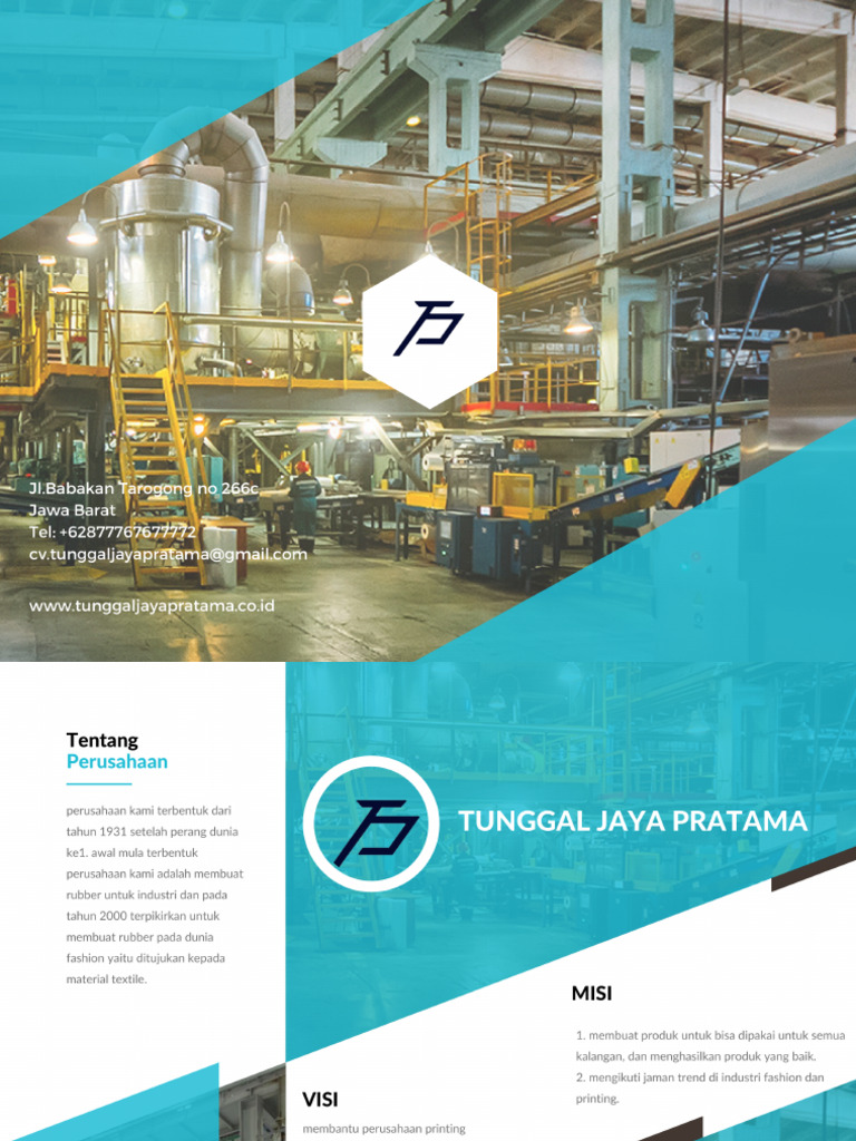 Revisi Compro CV - TJP | PDF