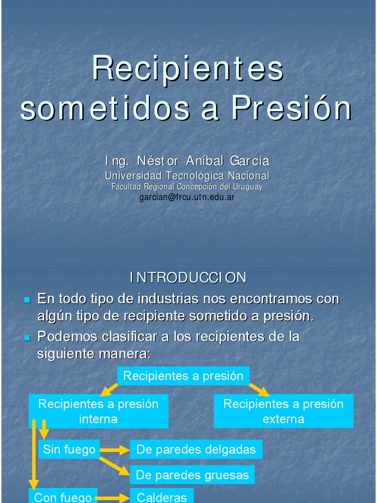 Recipientes a Presión: Diseño y Normas | PDF | Soldadura | Construcción