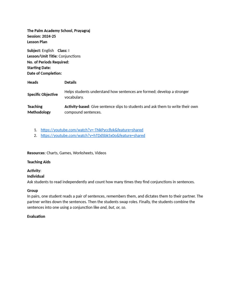 The Palm Academy School | PDF