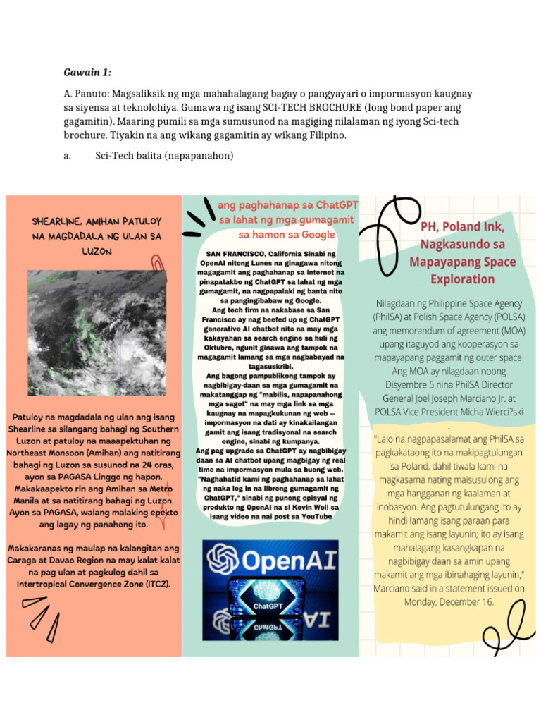 Sci Tech Brochure | PDF