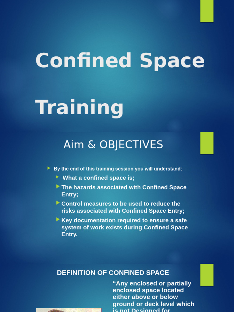 Confined space | PDF