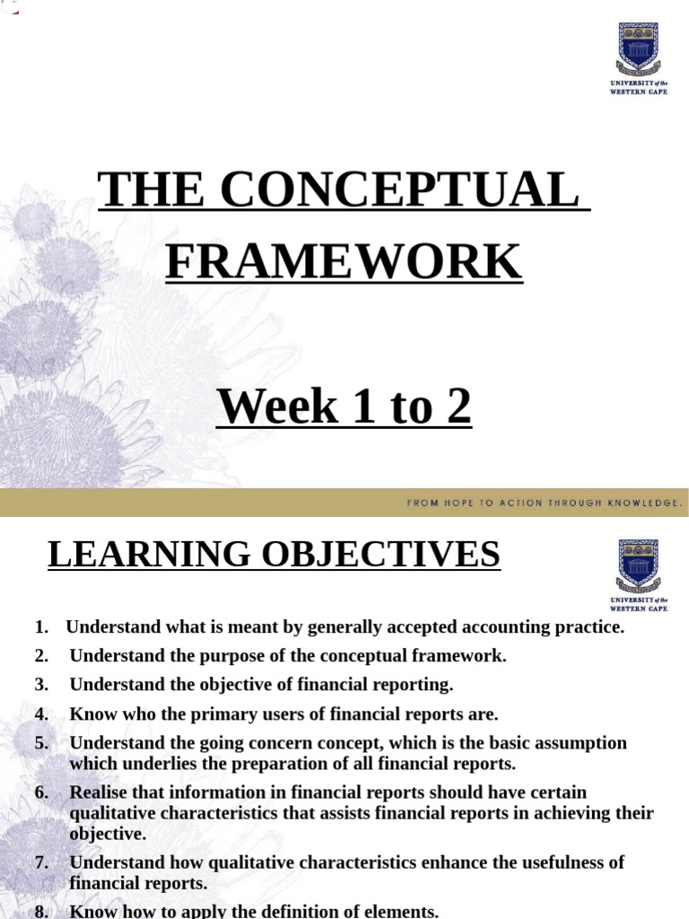 Understanding the Conceptual Framework | PDF | Debits And Credits ...