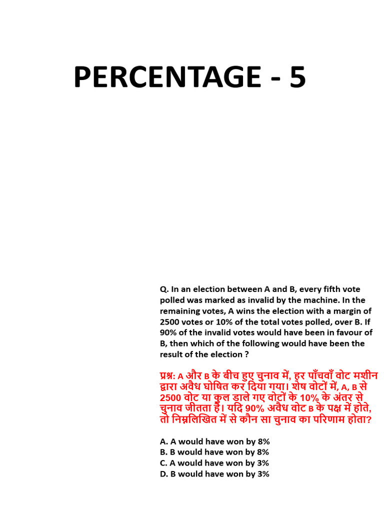 Percentage 5q | PDF