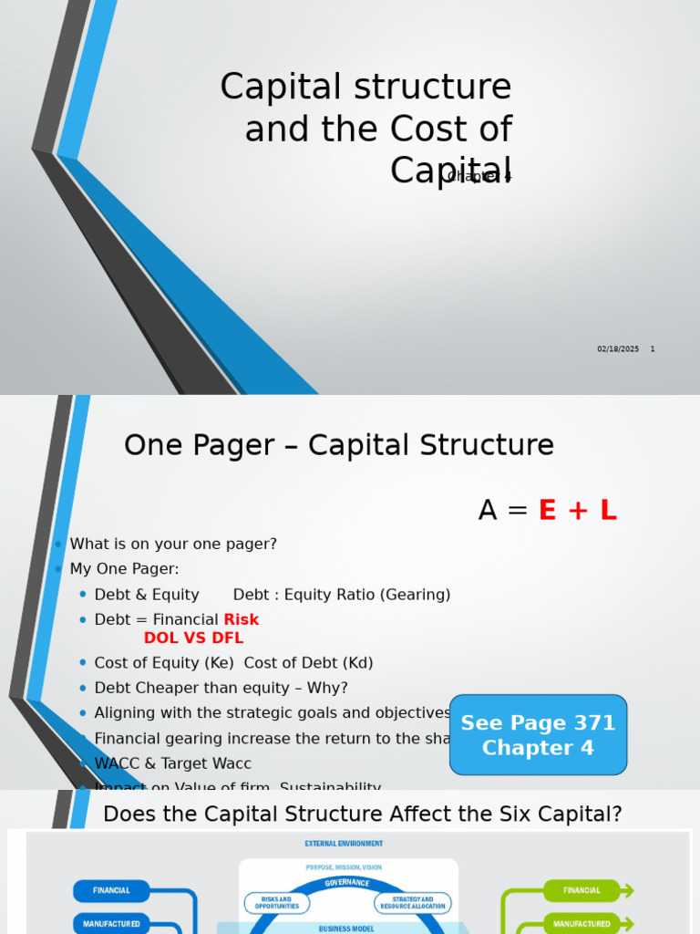Understanding Capital Structure & Costs | PDF | Capital Structure | Debt