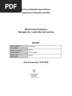 Report On Learner Not Promoted or Progressed To The Next Grade E110 | PDF