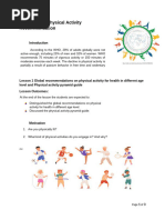 Philippine Physical Activity Pyramid | PDF | Physical Fitness | Health Care