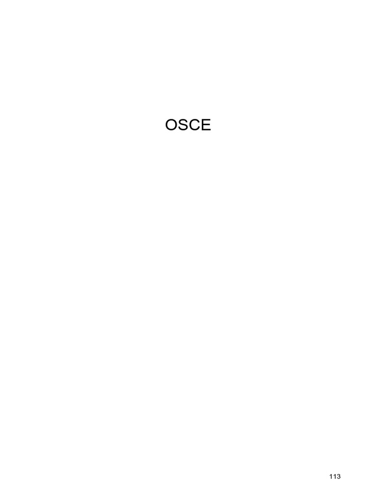 OSCE part | PDF | Empathy | Cervical Cancer