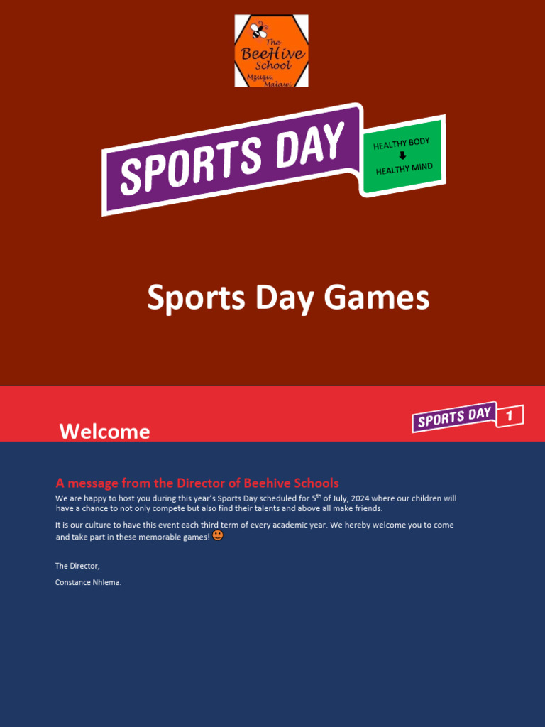 Beehive Sports-Day 2024 | PDF