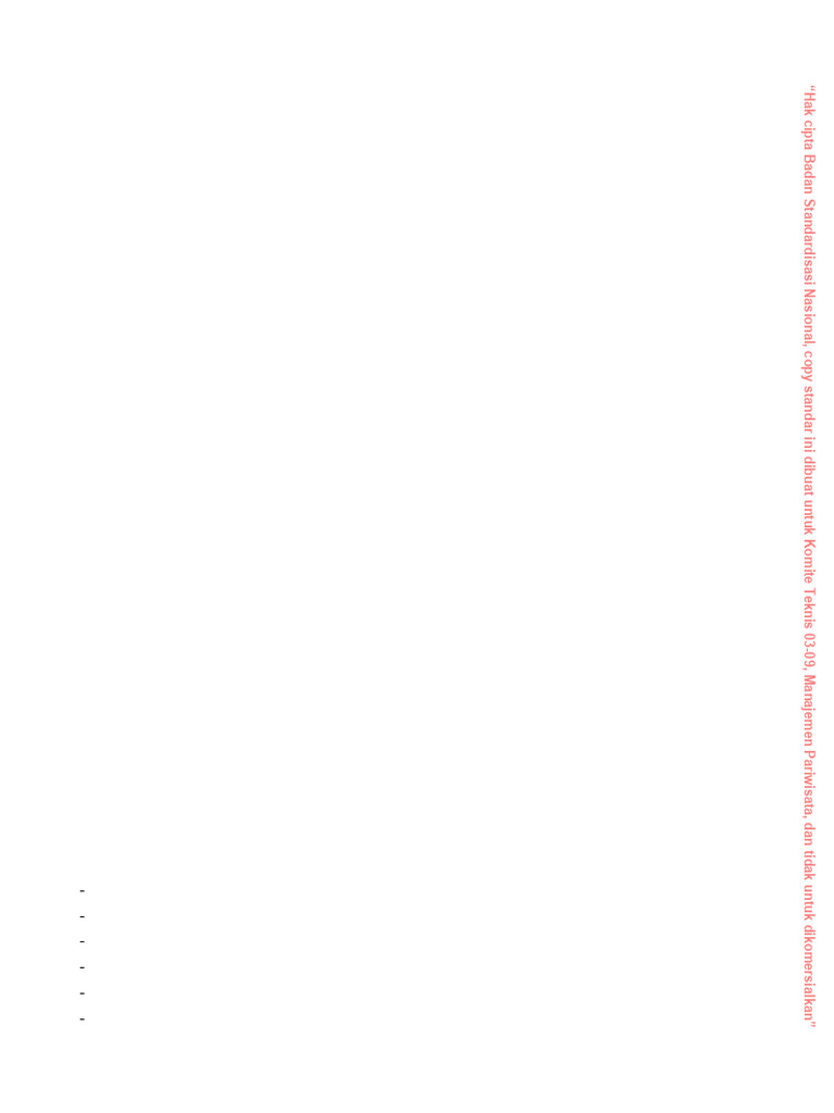 SNI 9042 2021 CHSE Tempat Pendukung Kegiatan Pariwisata - Lampiran L | PDF