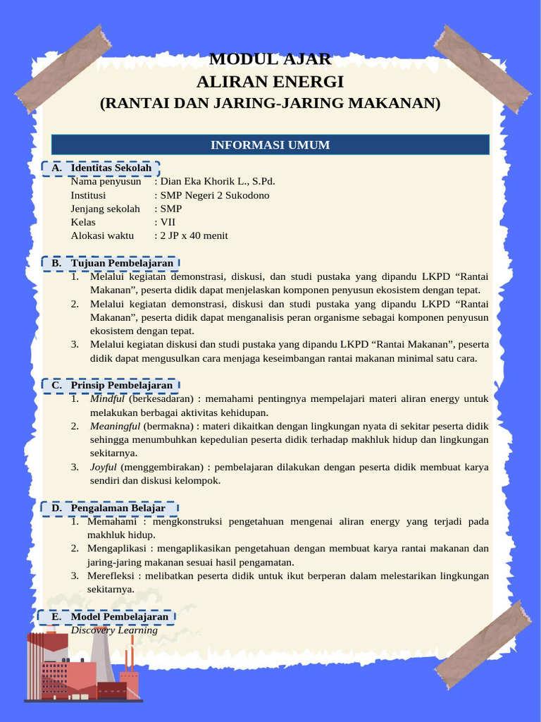 Modul Ajar Deep Learning - Dian Eka | PDF