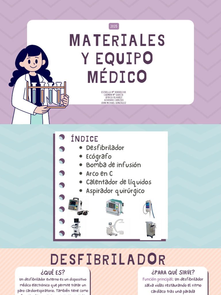 Equipos Médicos Esenciales 2025 | PDF | Ultrasonido | Medicina