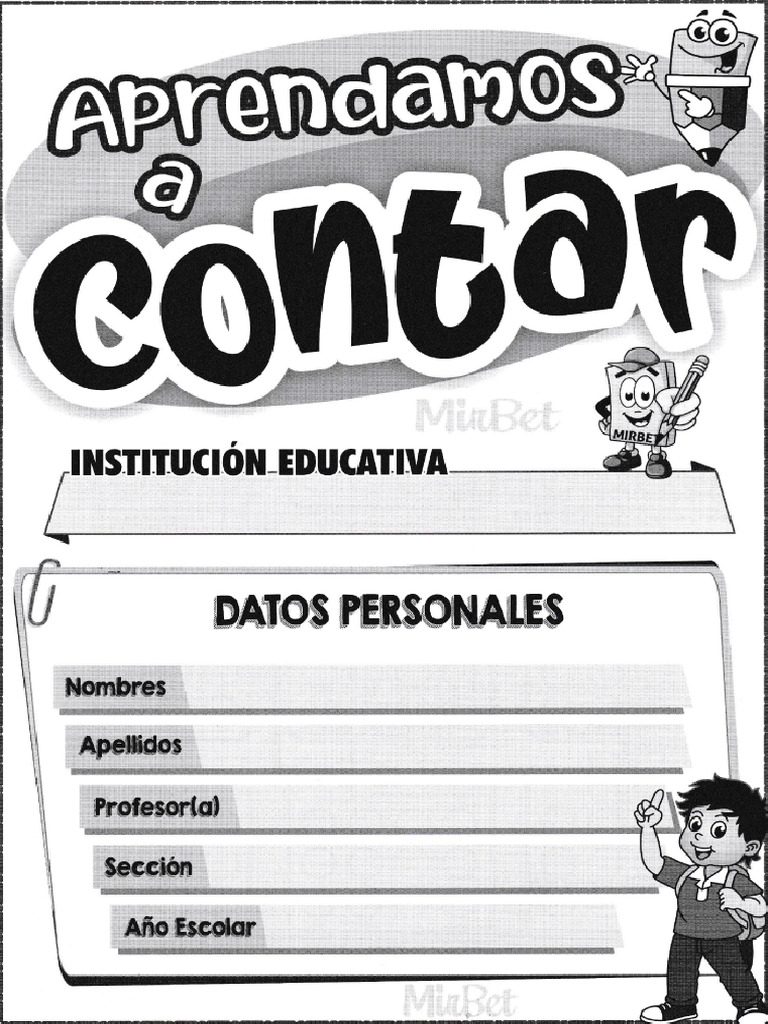 Cuadernillo para Aprender A Contar | PDF