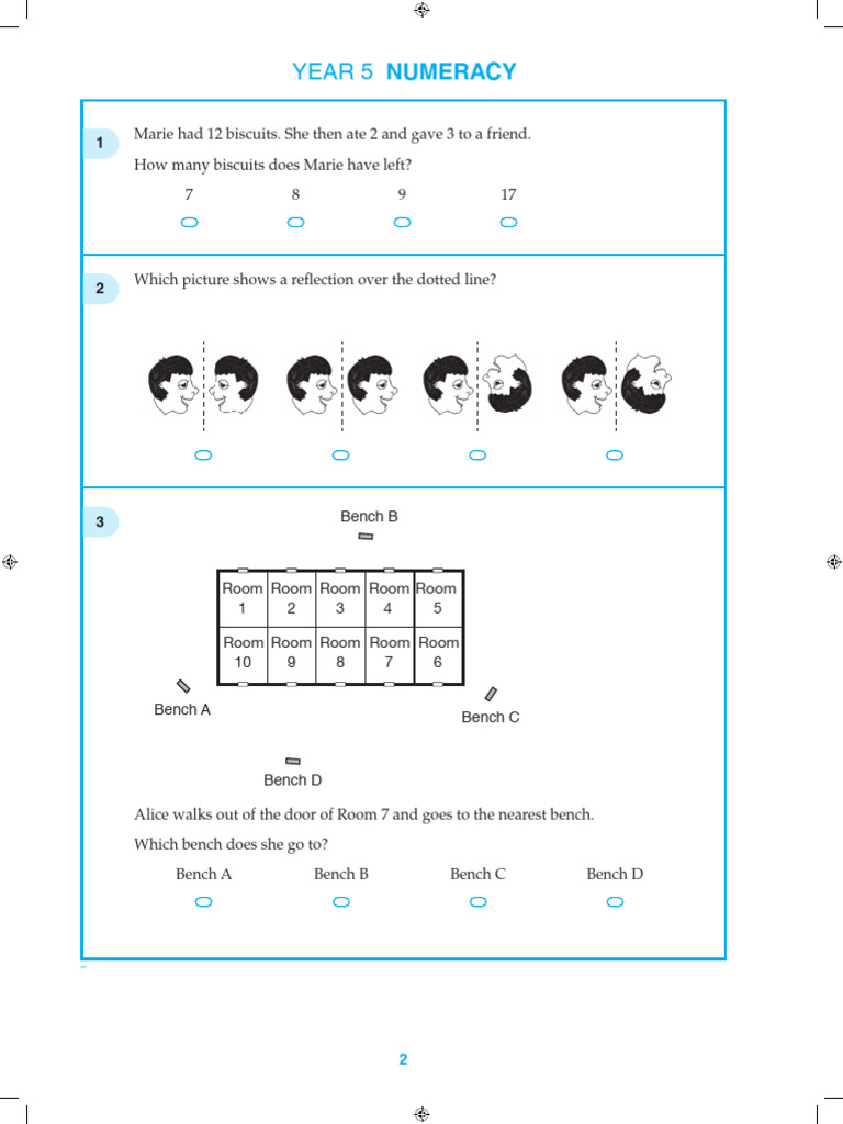 IN_5_NAPLAN_12_Final_Test_Numeracy_Year_5 | PDF | Euclidean Geometry