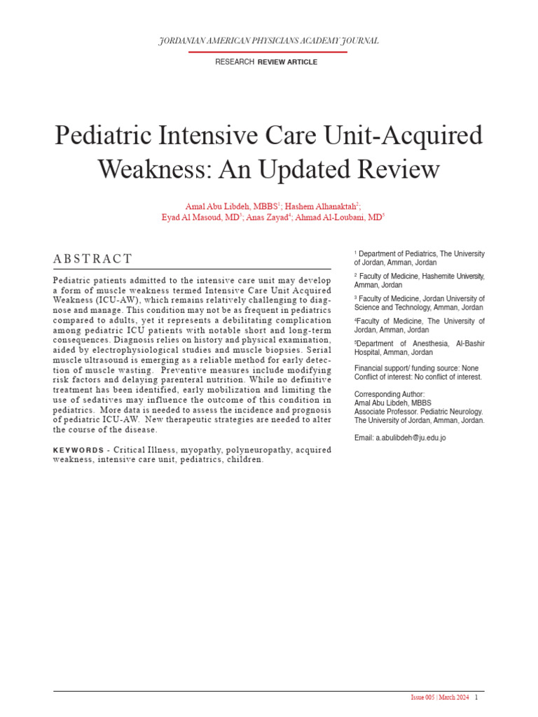 Libdeh 2024_Intensive+Care+Unit+Acquired+Weakness+in+Pediatrics-+A ...