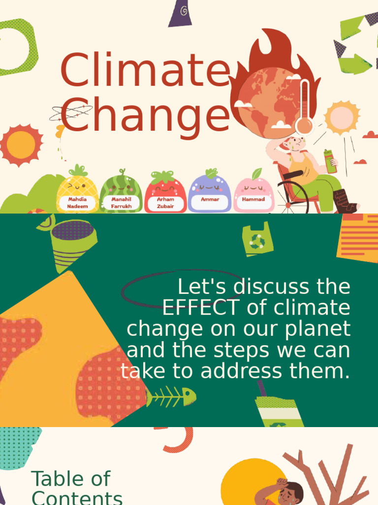 Climate Change Presentation | PDF | Climate Change | Climate