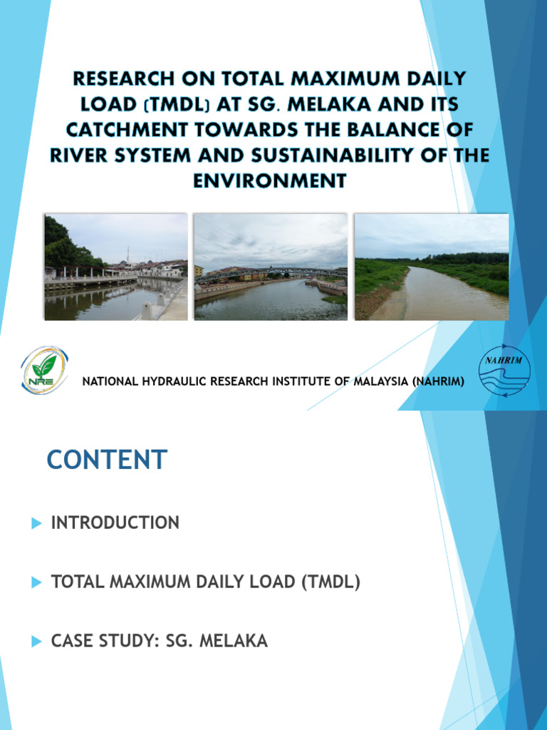 TMDL SG. MELAKA | PDF | Environmental Issues With Water | Natural Environment