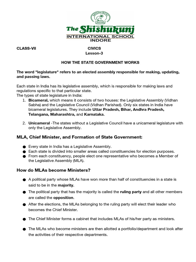 Understanding State Legislative Assemblies | PDF | Legislature | Bill (Law)