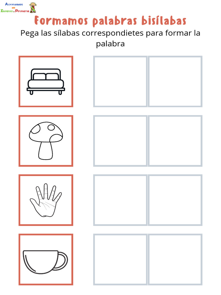 Formar-palabras-bisilabas | PDF