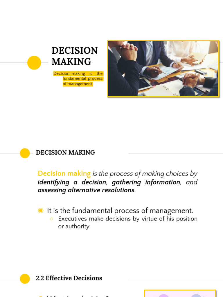 Effective Decision-Making Process Guide | PDF | Disciplines | Decision Making