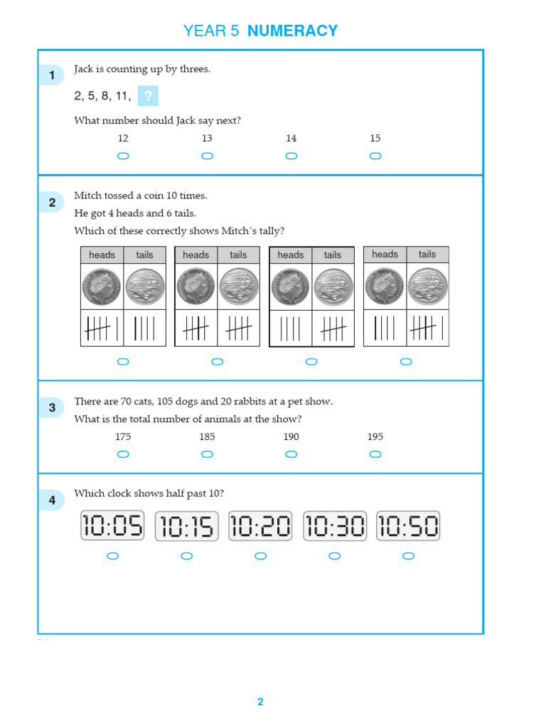 IN_5_NAPLAN_14_Final_Test_Numeracy_Year_5 | PDF