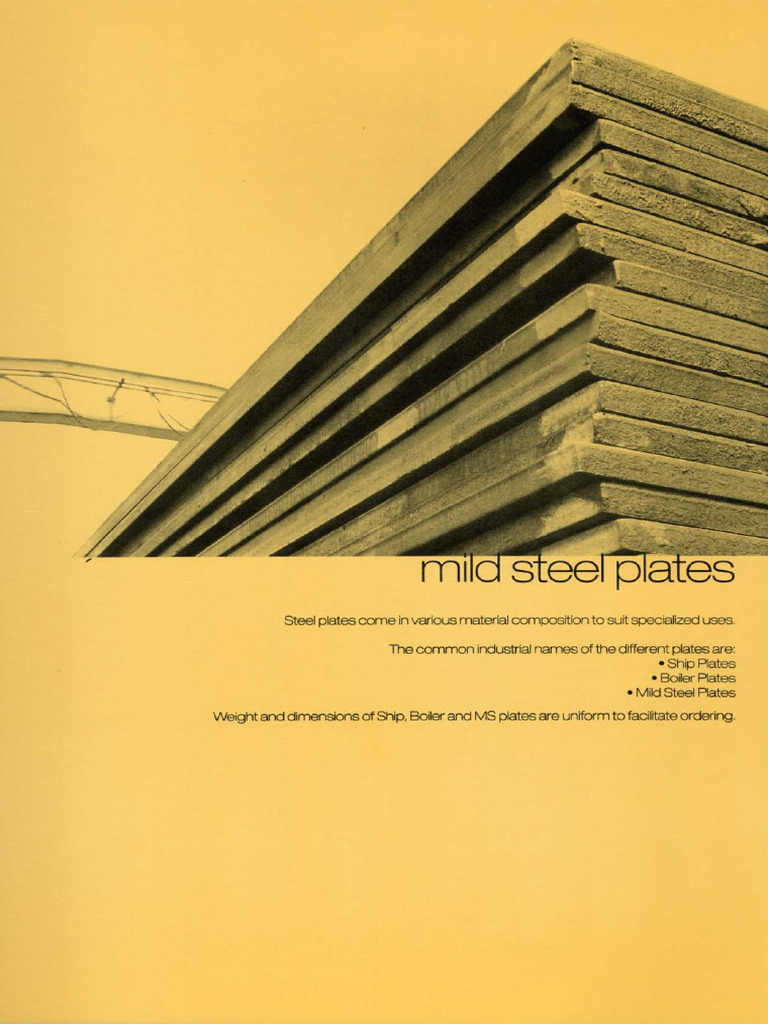 Mild Steel Plates | PDF