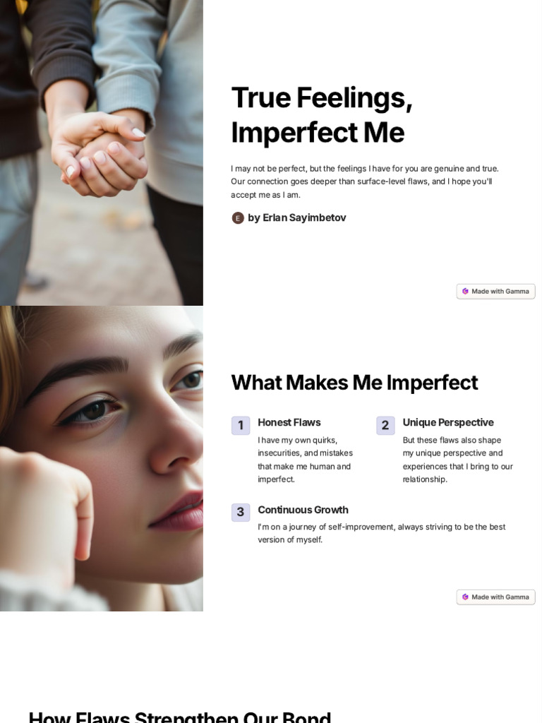 True Feelings Imperfect Me | PDF