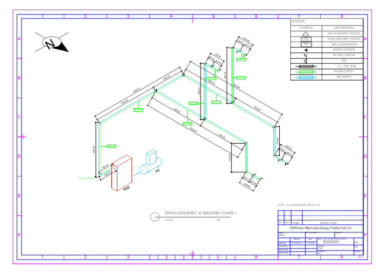 ISOMETRIC PIPE DRAWING-Layout1 | PDF | Gas Technologies | Mechanical ...