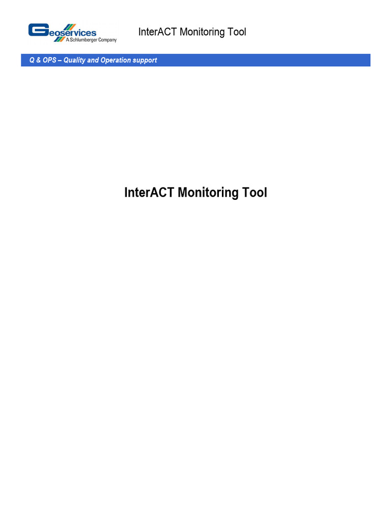 InterACT Monitoring Tool - 6656130 - 01 | PDF | Microsoft Windows | System Software