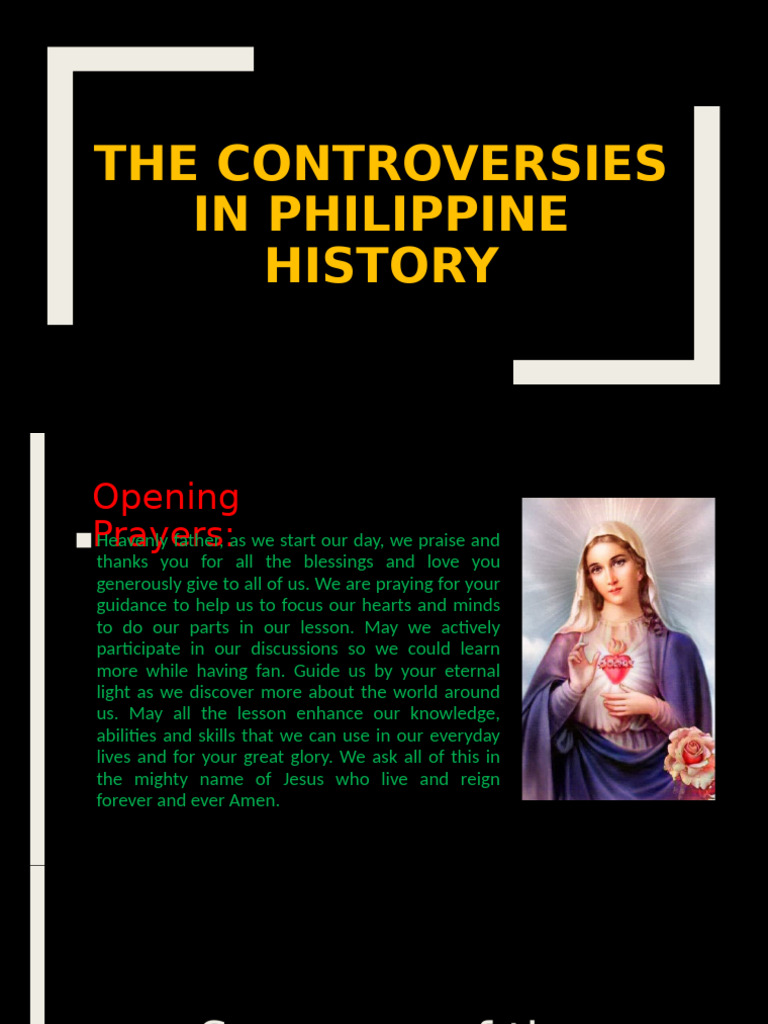 Philippine History Controversies Explained | PDF