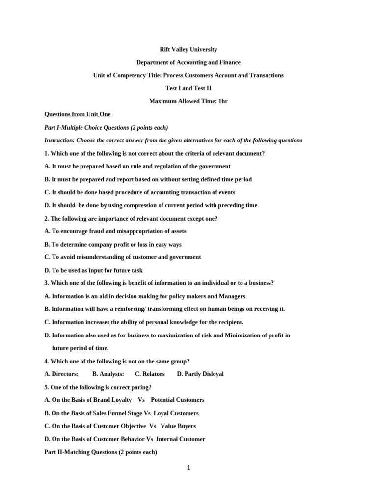 Test Process Customers Account and Transaction | PDF | Banks ...