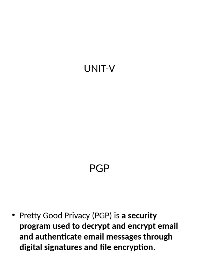 PGP | PDF