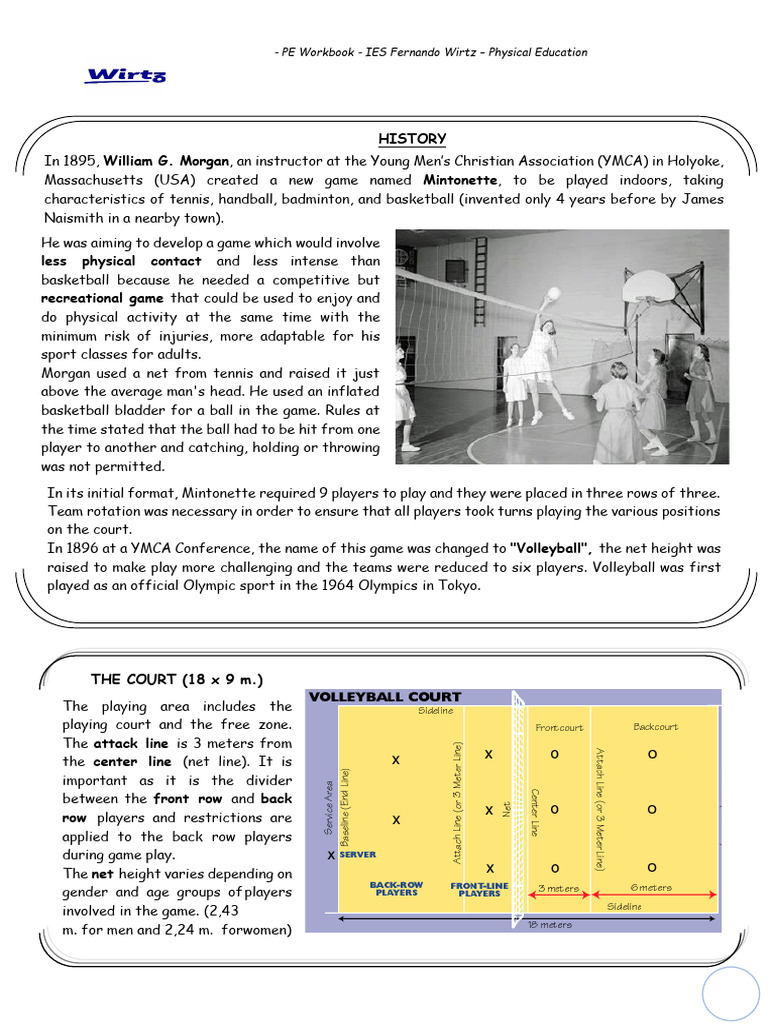 Volleyball Overview and Rules Guide | PDF | Volleyball | Indoor Sports