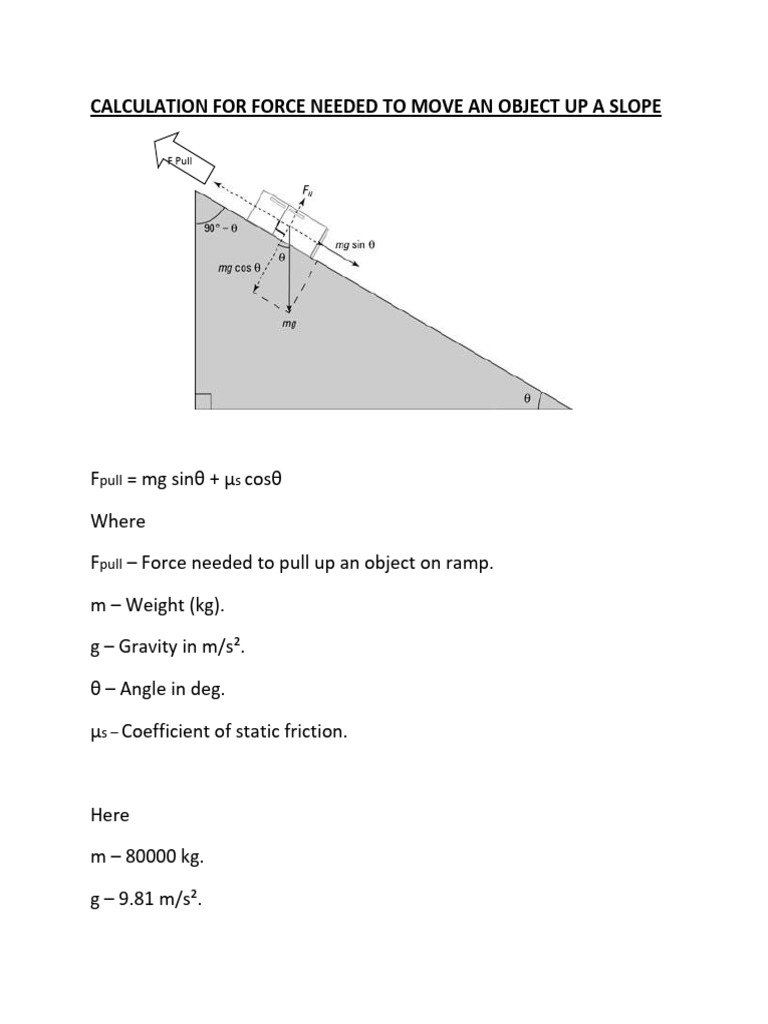 Maximum Slope for 80T Cargo Transport | PDF