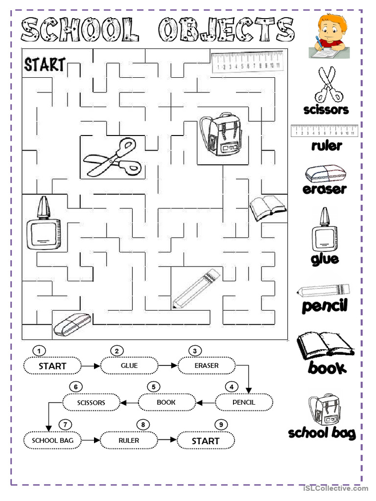 Classroom Objects (1) | PDF