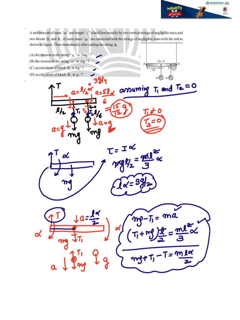 Physics Mechanics Part-2 Harsh Sharma Sir Notes | PDF