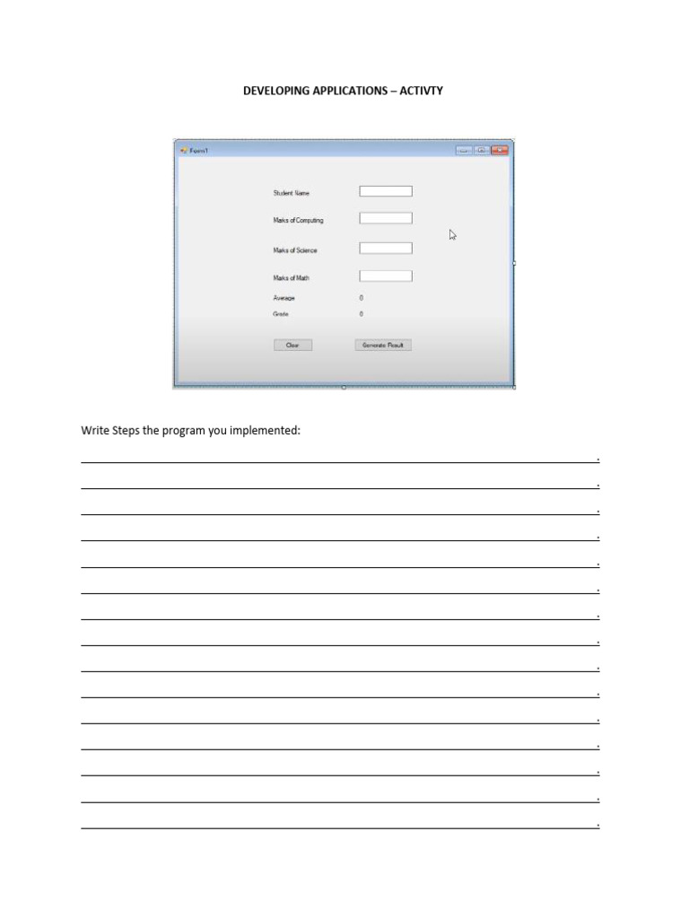 Steps for Developing Applications | PDF
